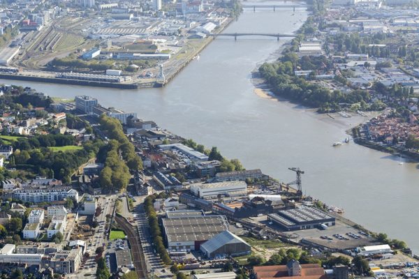 Bas-Chantenay, vue sur la Loire - Nantes Métropole Aménagement