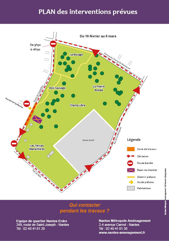 Les travaux continuent au Champ de Manoeuvre ! - Nantes Métropole ...